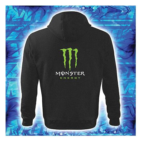 Mikina s motivem Monster energy s kapucí | Motozem.cz